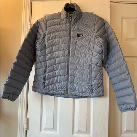 Patagonia | Jackets & Coats | Patagonia Light Blue Puffer Jacket | Poshmark